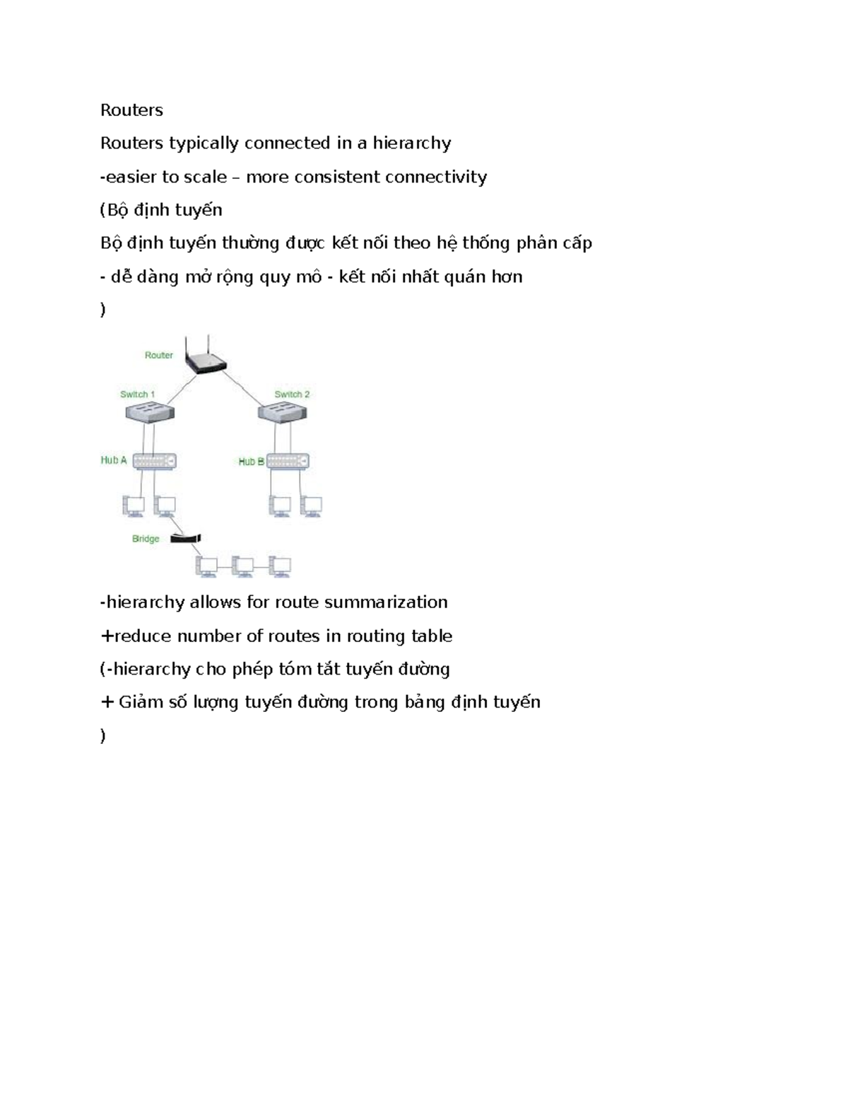 Router Hierarchies and Route Summarization (Bộ định tuyến và Tóm tắt ...