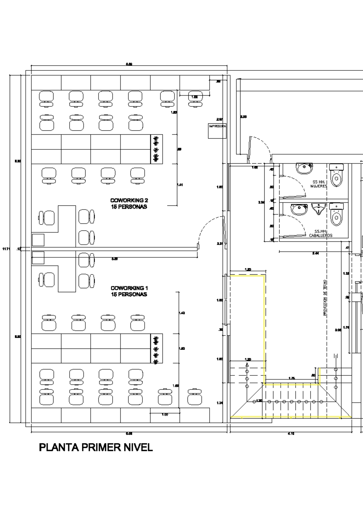 Coworking Space Analysis: Javier Prado 3rd Floor Layout - Studocu