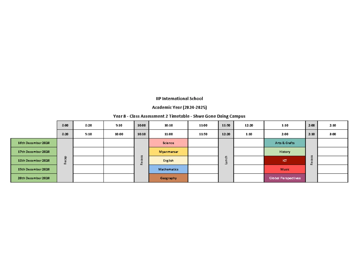 Year 8 Mathematics Entrance Exam Paper 1 - 2024 - Studocu