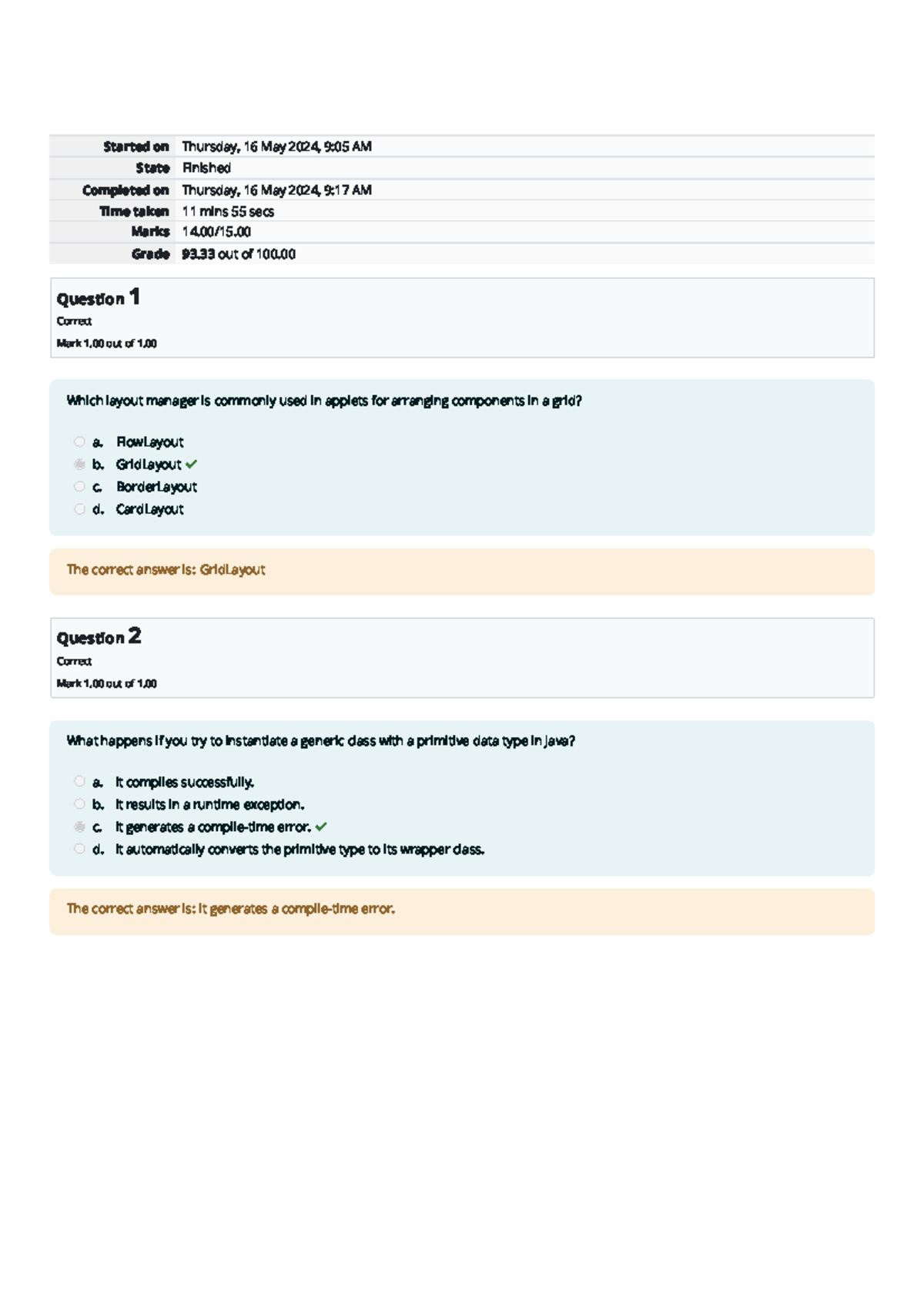 Graded Quiz Unit 6 - Java Programming Concepts and Questions - Studocu
