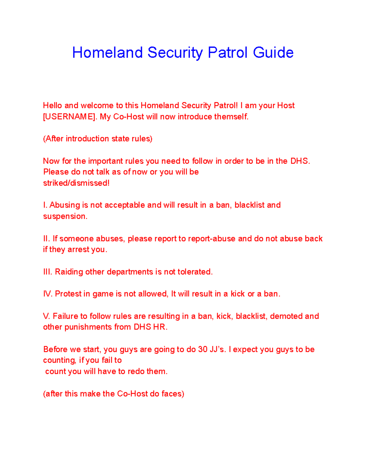 Homeland Security Patrol Training Guide: Essential Rules & Procedures ...