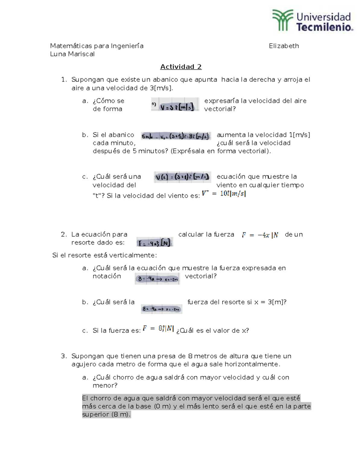 Actividad 2: Matemáticas para Ingeniería - Luna Mariscal Elizabeth ...