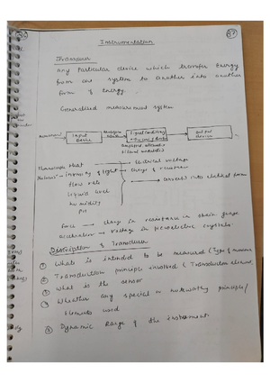 Generalized measurement system block diagram, elements, stages, example ...
