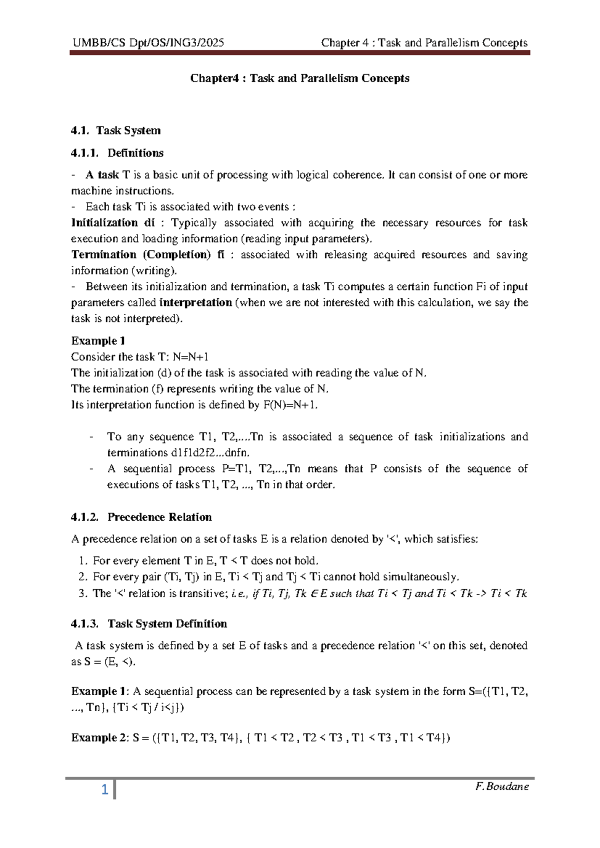 Chapter 4: Task and Parallelism Concepts - Detailed Overview - Studocu