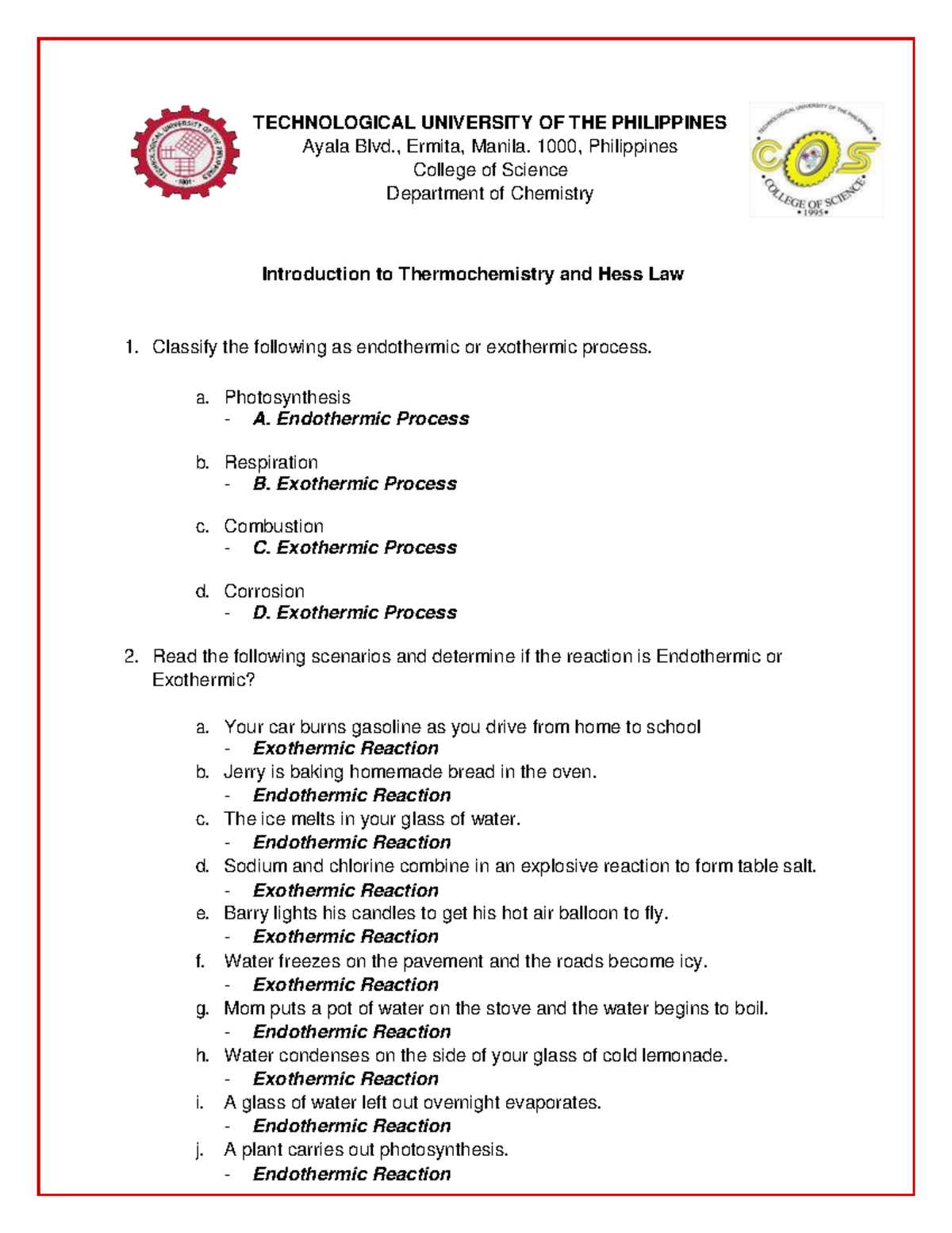 Chemistry 101: Thermochemistry & Hess Law Insights and Applications ...