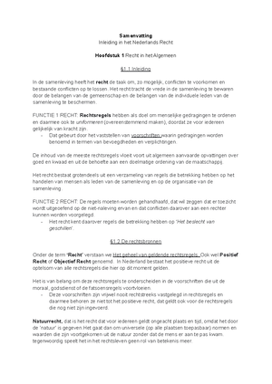 Inleiding in het recht eerste toets - 1 1 / 1 De rechterlijke macht ...