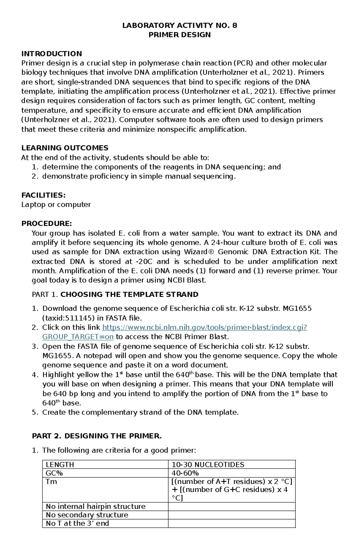 Seat Work Endterm Activity Primer Design Laboratory Activity No 8