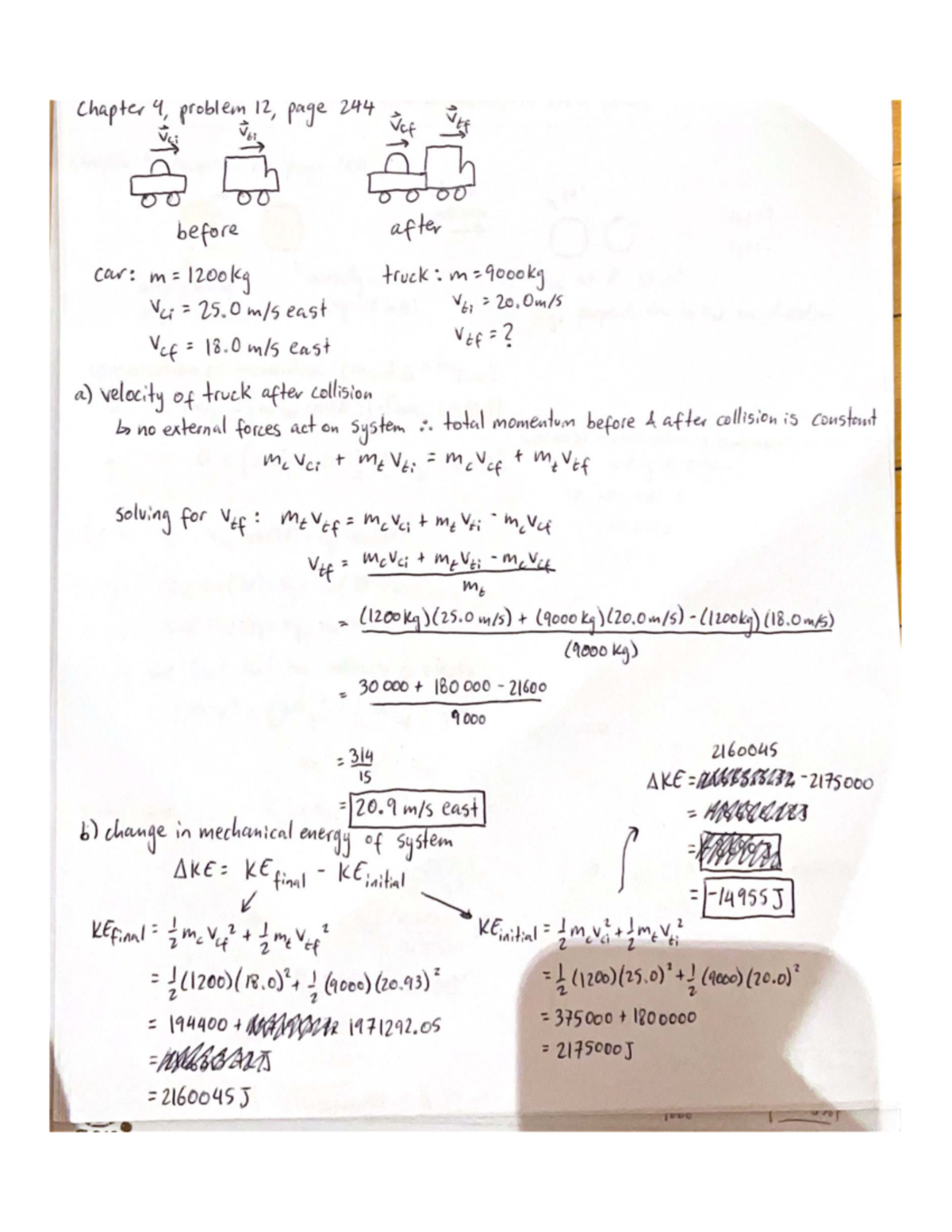 PHYS 204 HW Assignment #5: Collision and Energy Problems - Studocu