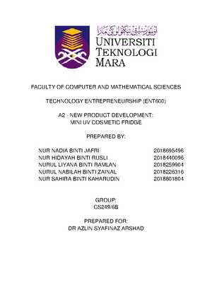 ENT600 INDIVIDUAL CASE STUDY - COMPANY ANALYSIS EASMED SDN BHD ...