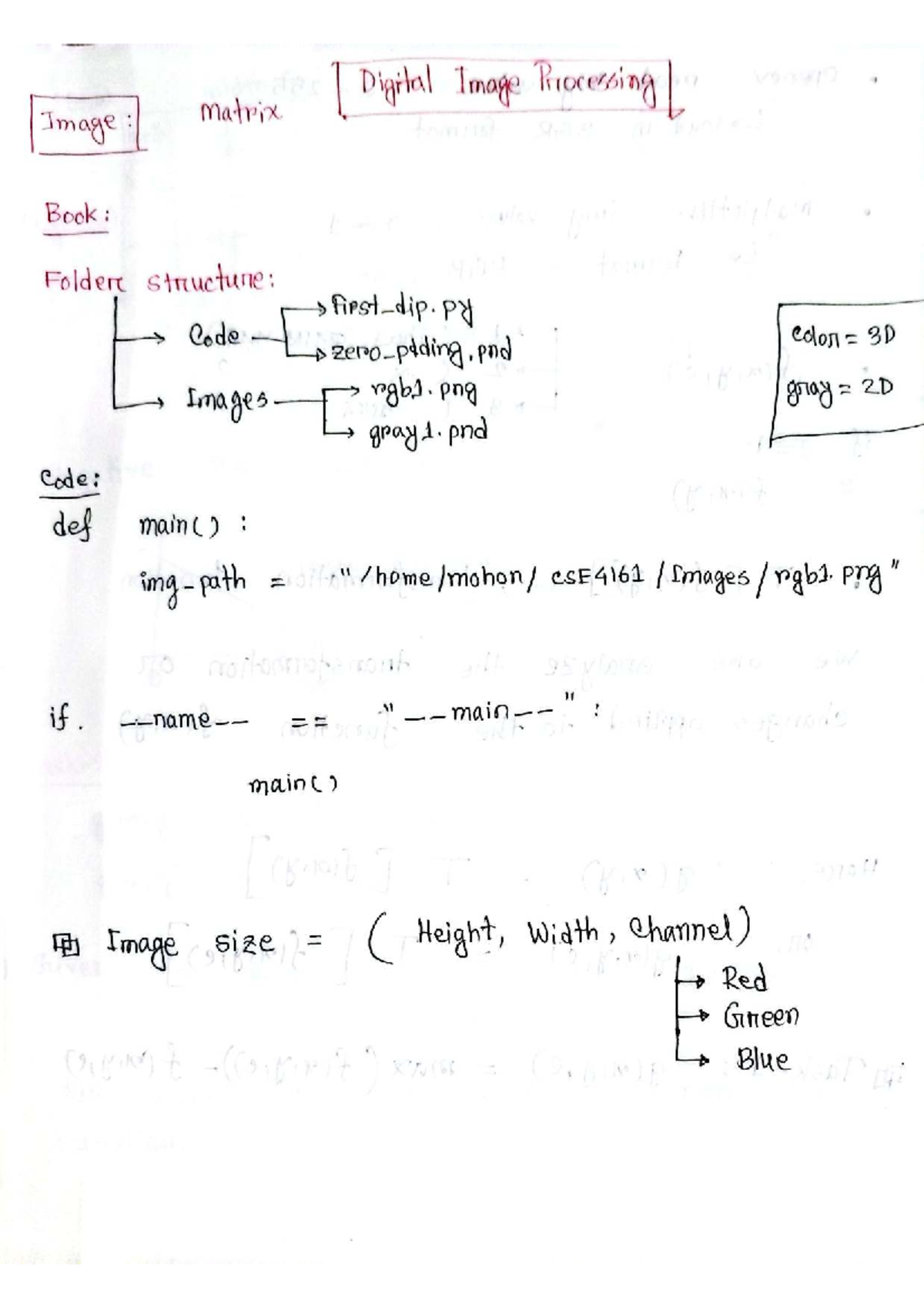 DIP 4161: Class Notes on Digital Image Processing Techniques - Studocu