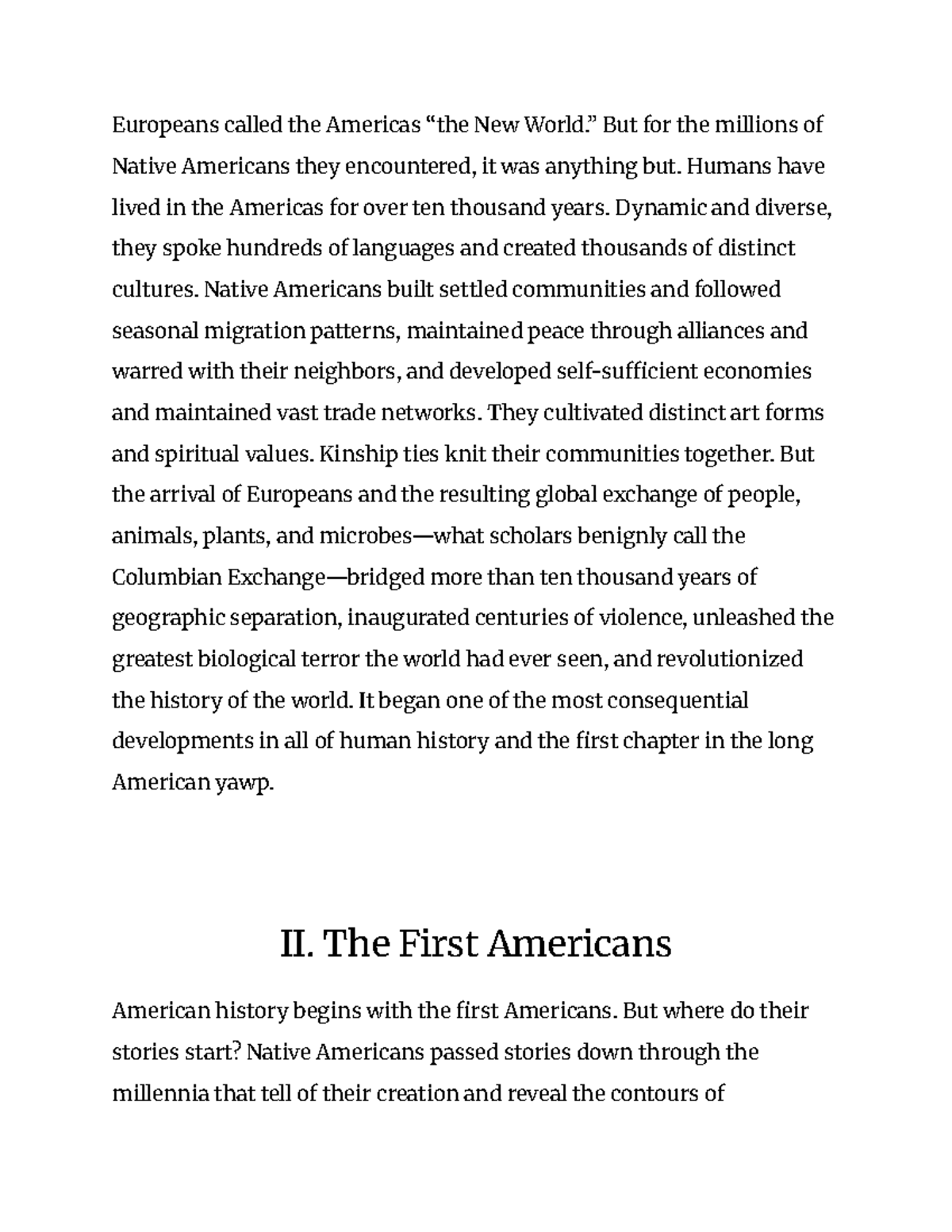 The Columbian Exchange: Impact on Native Americans and Cultures - Studocu