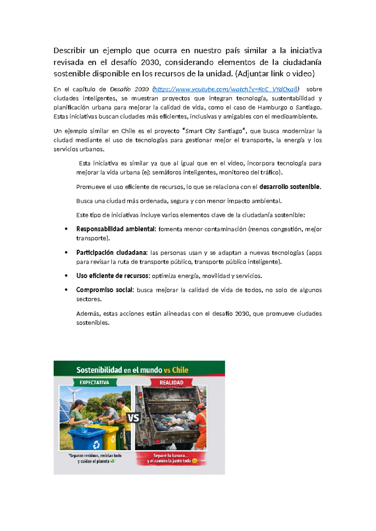 Iniciativas de Ciudadanía Sostenible en Chile: Proyecto City y Desafío ...