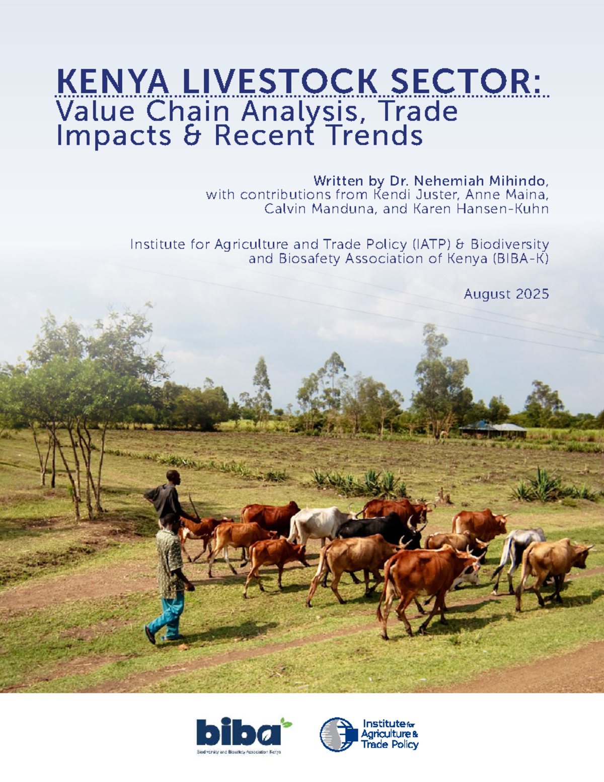 KENYA LIVESTOCK SECTOR: Value Chain & Trade Analysis (2025) - Studocu