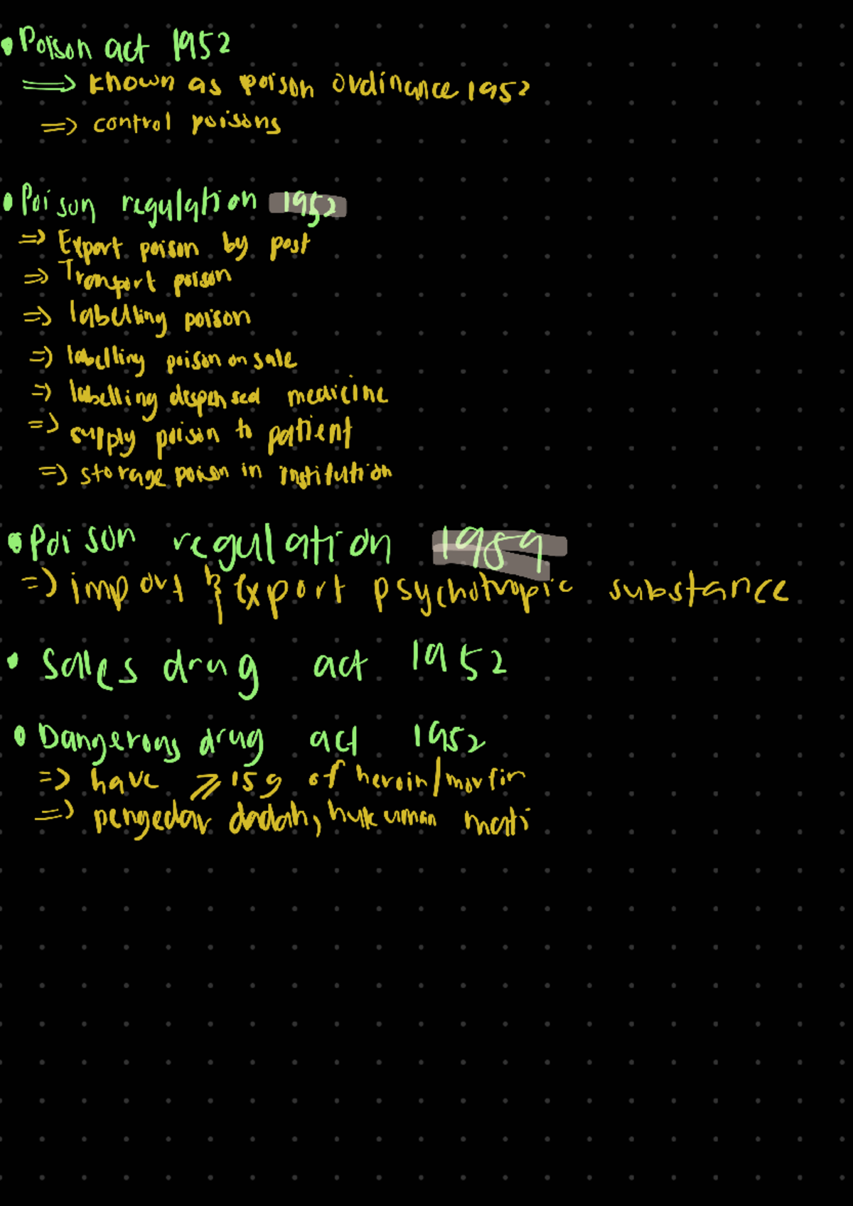 Poison Act 1952: Regulations on Control, Sale, and Labelling - Studocu