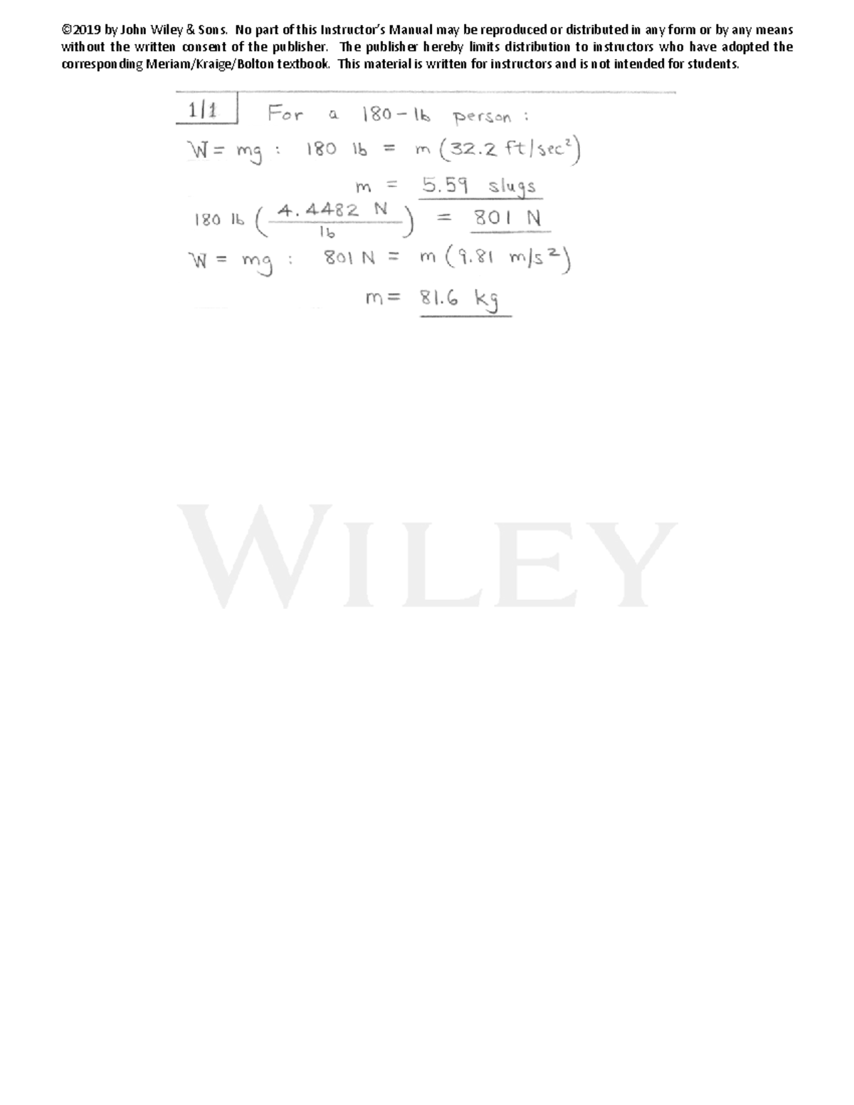 Instructor Manual for John Wiley & Sons Textbook - Studocu