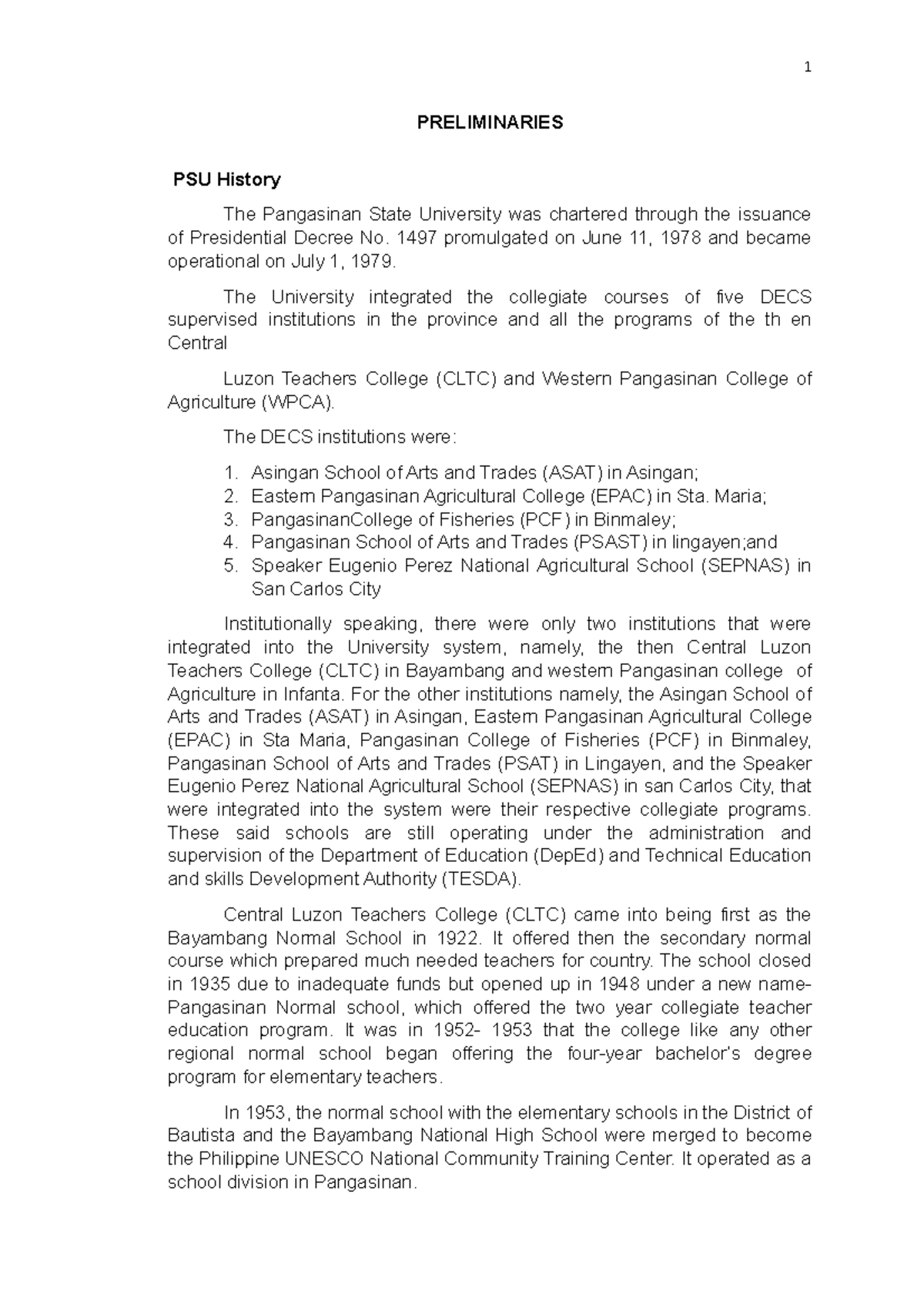 PSU Student Handbook: Essential Information and Guidelines - Studocu