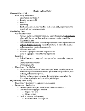 Unit 6 Study Guide - Study Guide Unit 6 - Money, the Federal Reserve ...