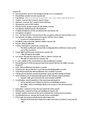 Exam 2 Study Guide - Exam 2 Study Guide Chapter 4: Tissues Tissues ...
