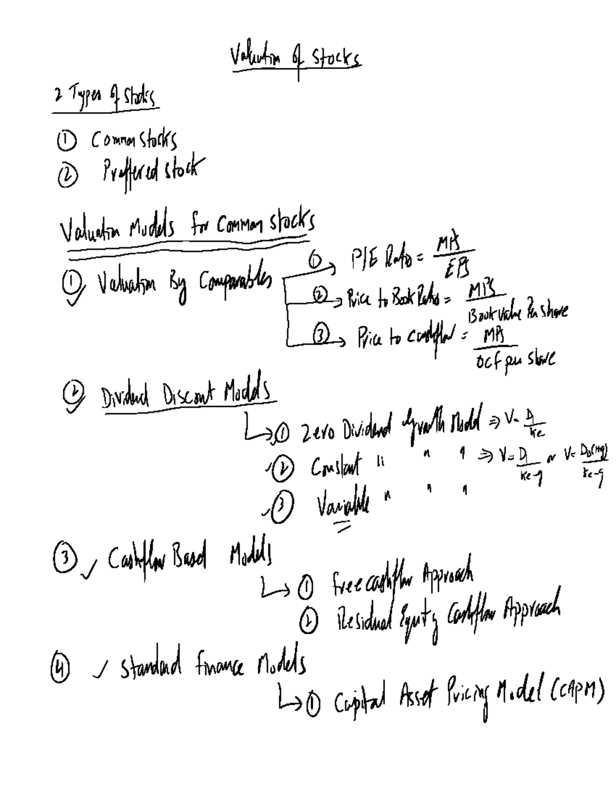 Stock Valuation Lecture 2: Common & Preferred Stocks Analysis - Studocu