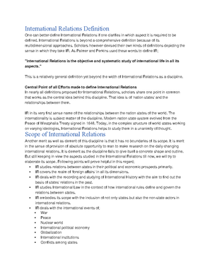 [Solved] International system evolution definition its impact and model ...