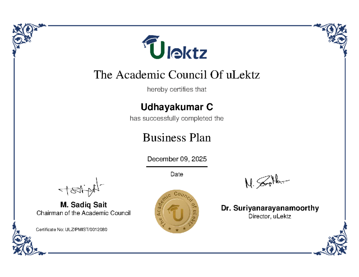 Business Plan-certificate 53067178 6893 blanktwo - Advances in DBMS ...