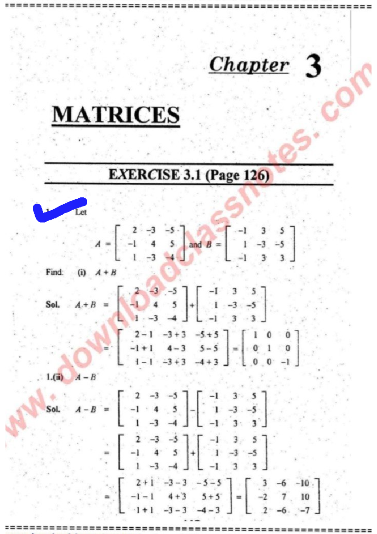 Unit 3 Notes: Mathematical Methods - Chapter on Matrices - Studocu