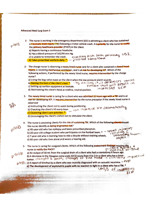 ATI Exam 4 Nursing Practice Exam Questions and Answers - Studocu