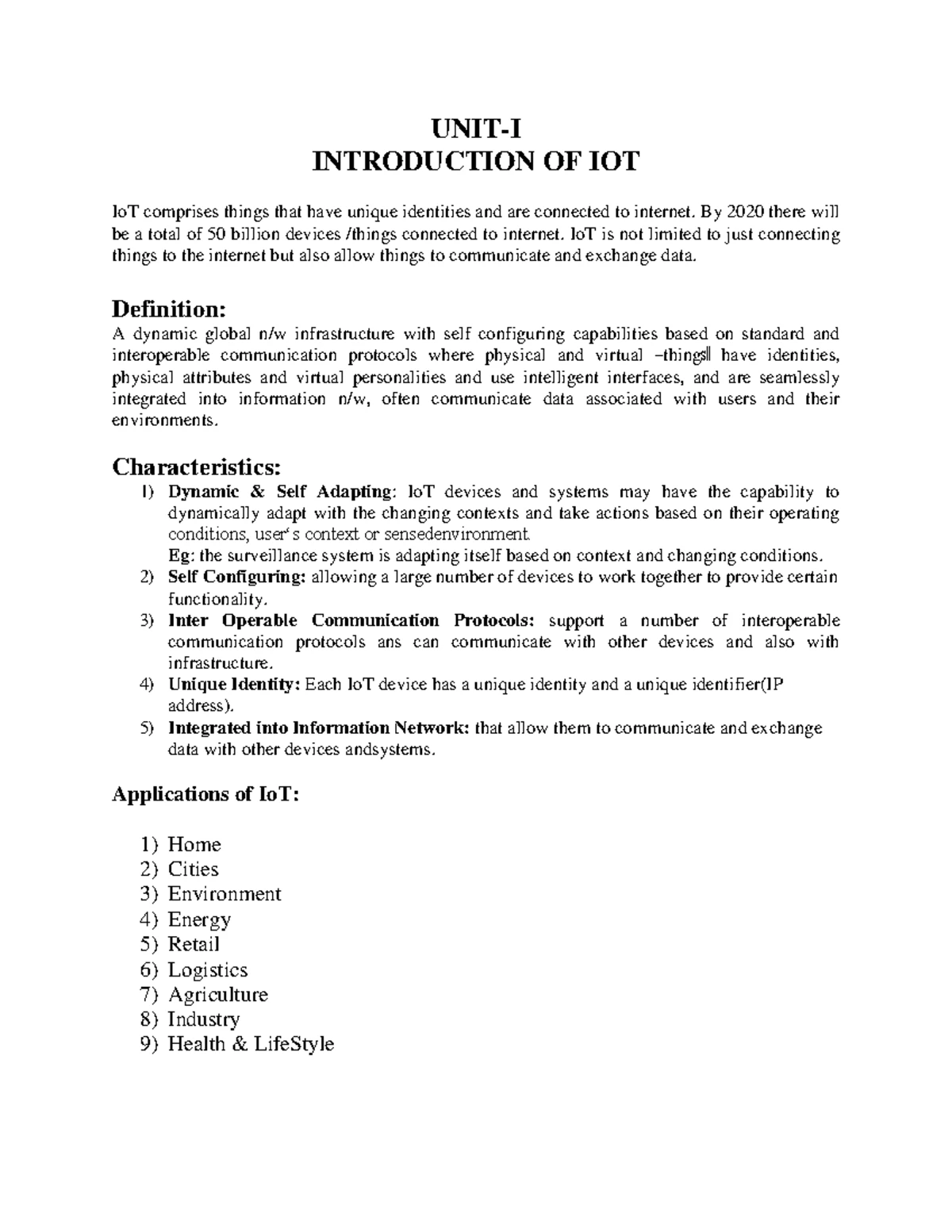 IOT LAB Manual: NodeMCU & Arduino Experiments on Sensors (Distance, LED, Temp) - Studocu