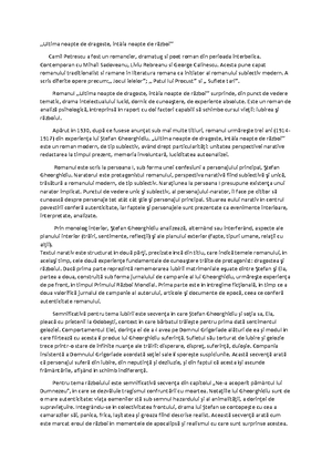 Riga Crypto și Lapona Enigel - Eseu Bacalaureat Literar - Studocu