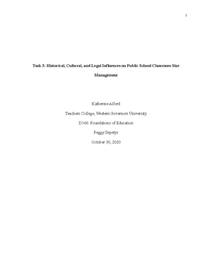 Foundations Task 1 - KEM2: Historical & Cultural Influences on Best ...