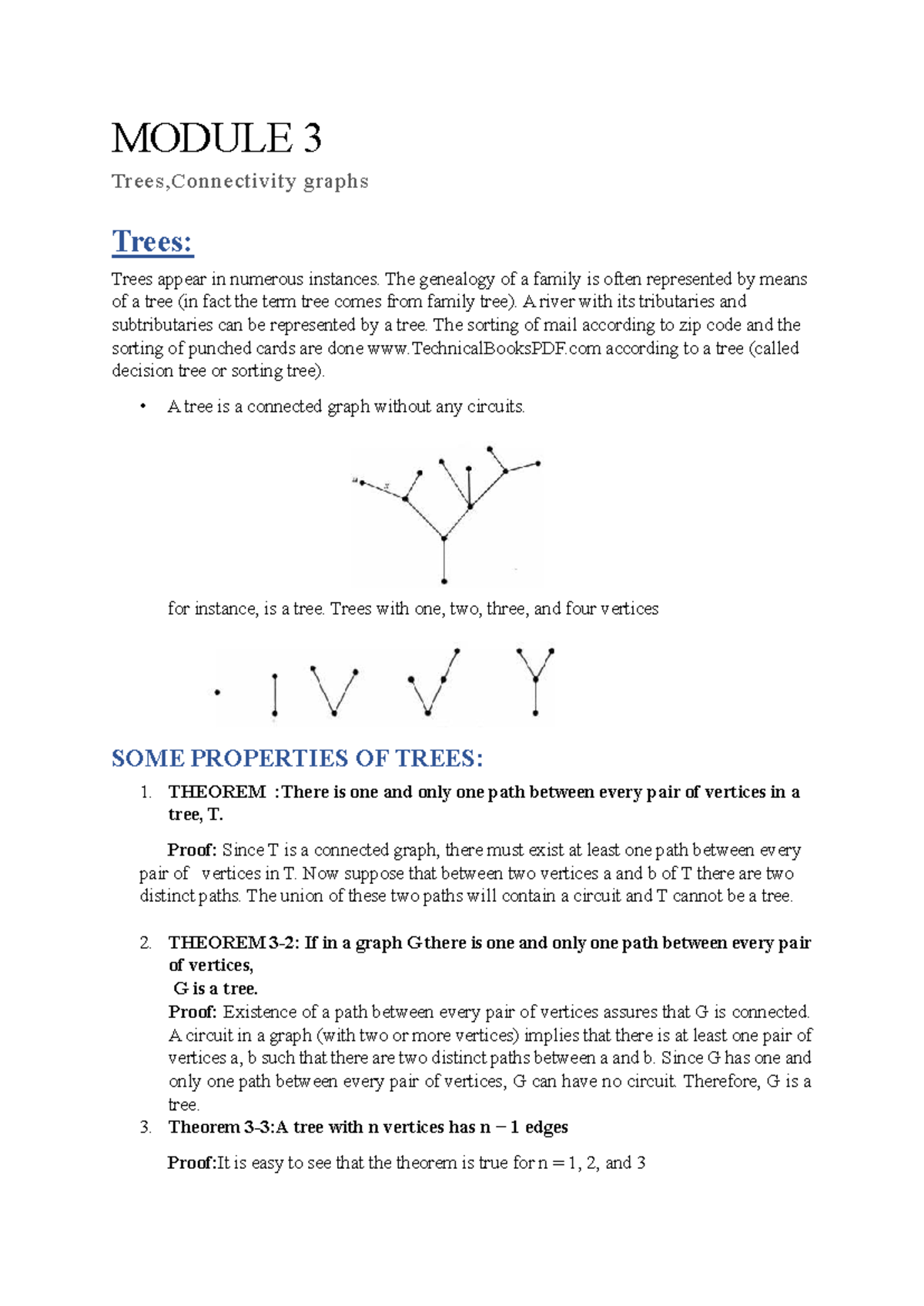 GT Module 3: Understanding Trees and Their Properties - Studocu