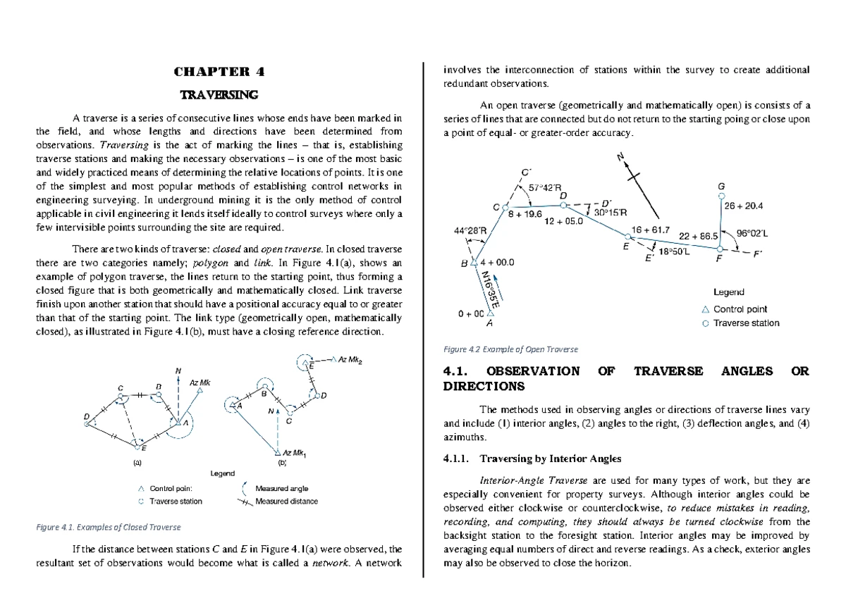 Module 3 - FOS - CHAPTER 3 ANGLEs, AZIMUTHS and bearings Angles ...