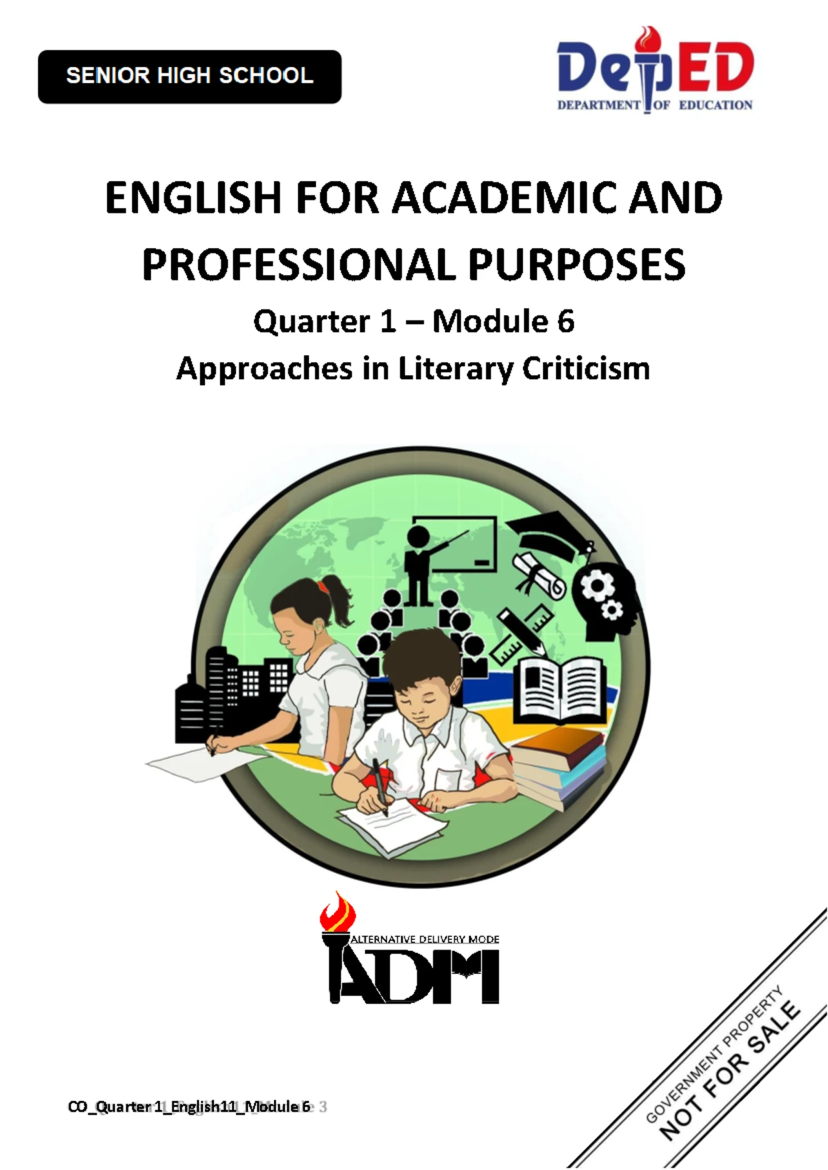 EAPP Module 7 - ENGLISH FOR ACADEMIC AND PROFESSIONAL PURPOSES Quarter ...