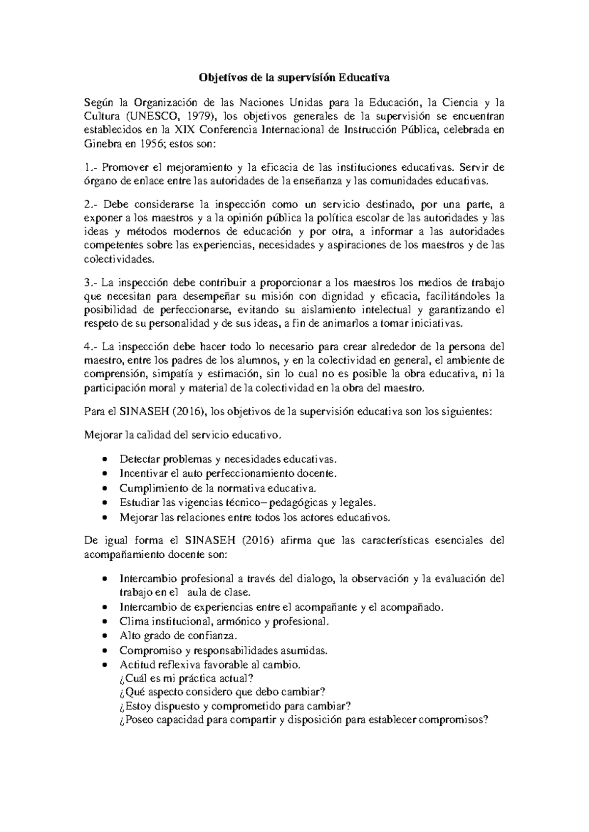 Ensayo sobre la Supervisión Educativa y su Impacto en la Calidad Educativa - Studocu