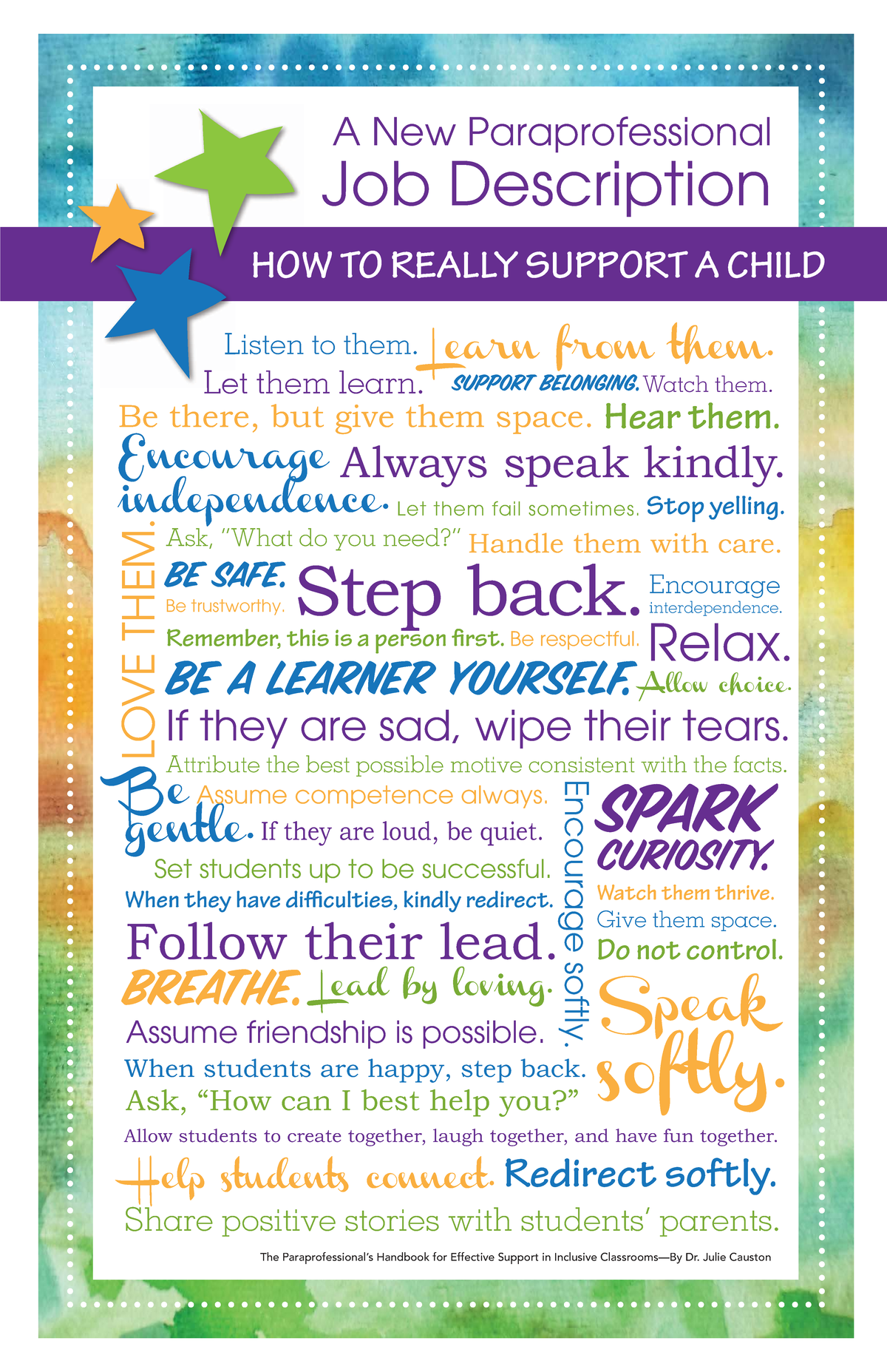 Causton-Para Job Description: Supporting Children Effectively - Studocu