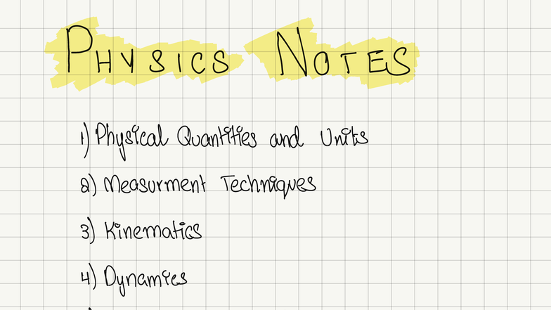 AS Level Physics Revision Guide: Key Concepts and Formulas - Studocu