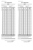 Dtr - Daily Time Record - Civil Service Form No. 48 Civil Service Form ...