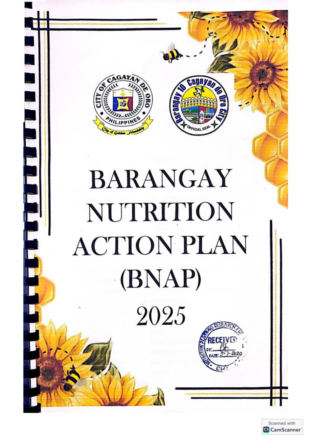 Barangay Nutrition Action Plan (BNAP) 2025 - Brgy 10 Cagayan de Oro ...