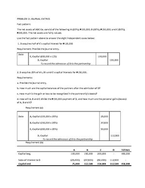 Business Accounting 1 Worksheet and Solution - Problem: On January 1 ...