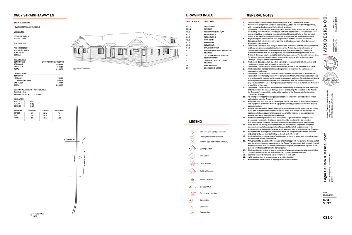 Edgar De Haro & Jessica Lopez Residential Plans (PIN: 0828825207) - Studocu