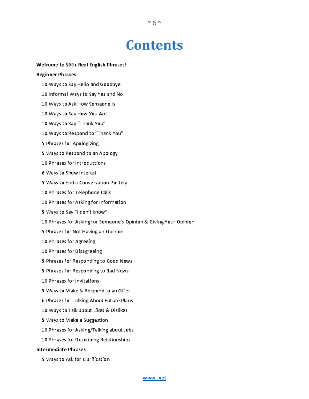 500 Real English Phrases: A Comprehensive Guide for Beginners to ...