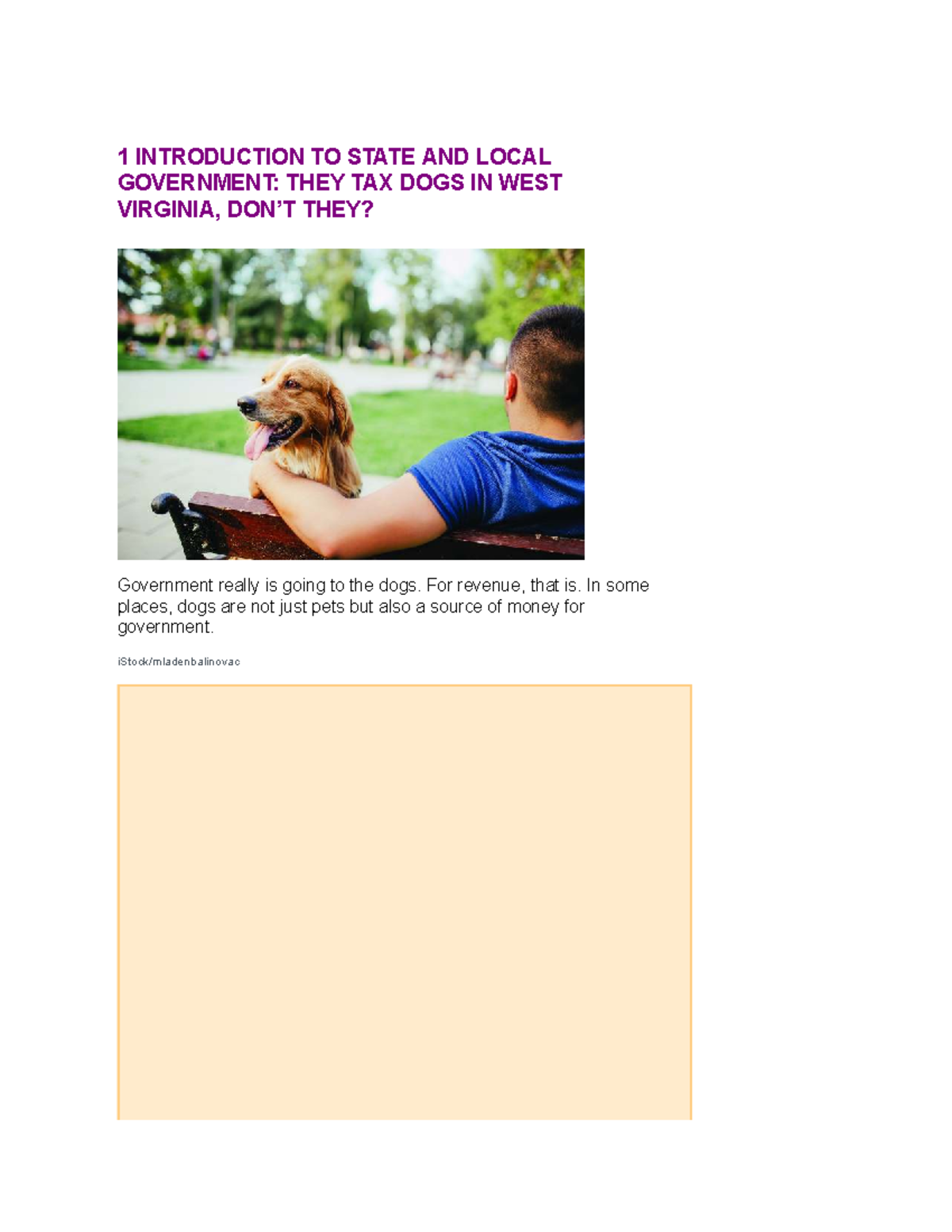 Understanding State and Local Government: The Comparative Method (POL ...