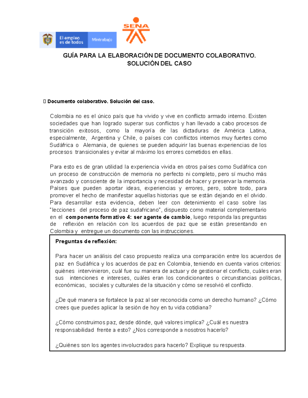 GUÍA PARA LA ELABORACIÓN DE DOCUMENTO COLABORATIVO - GC-F-005 V. 04 - Studocu