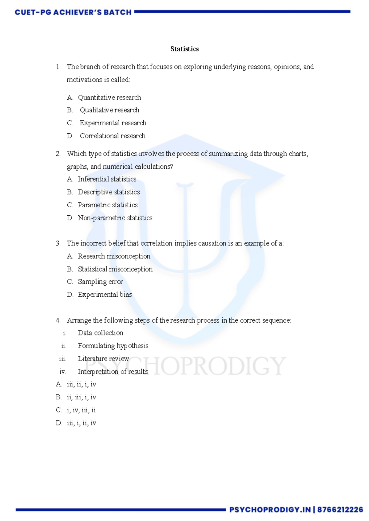 Statistics 1: Week 1 Study Guide and Key Concepts - Studocu