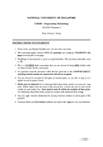 CS1010S - NUS - Programming Methodology - Studocu