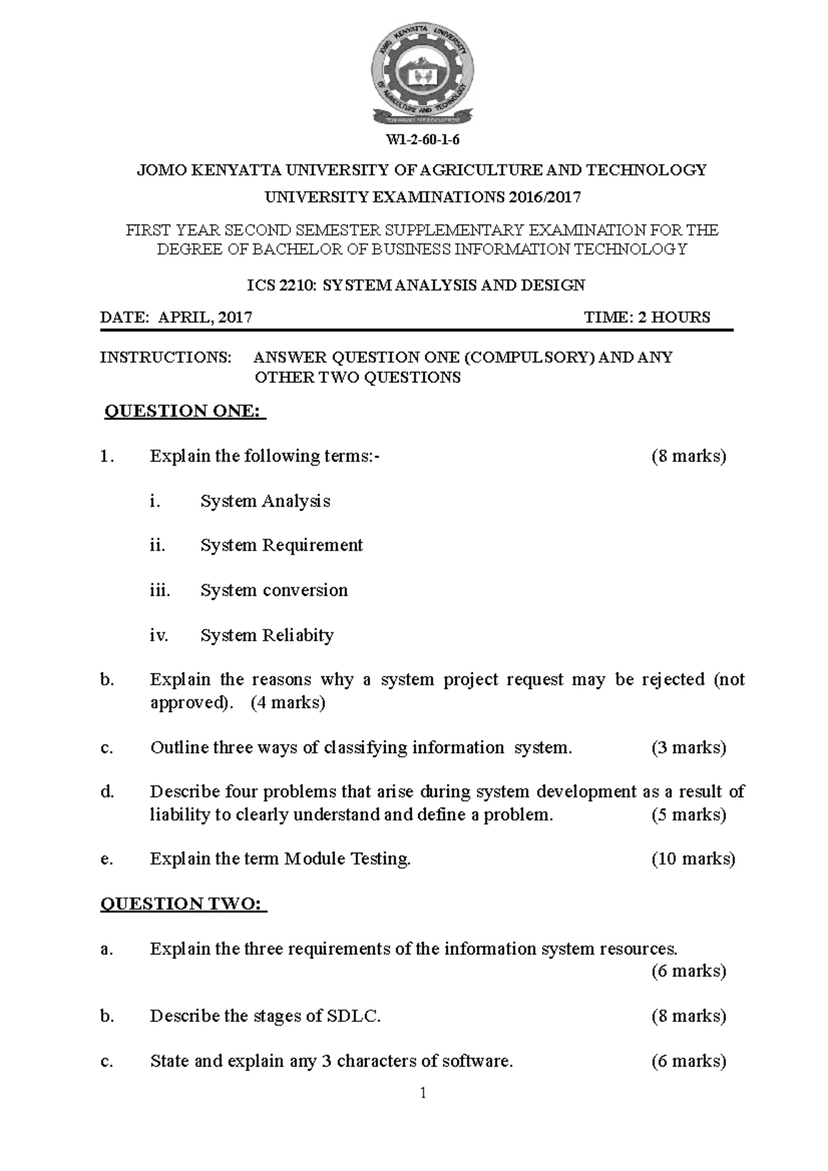 Attachement report sample 2 - A REPORT ON A THREE-MONTH FIELD ATTACHMENT AT MOI UNIVERSITY - Studocu