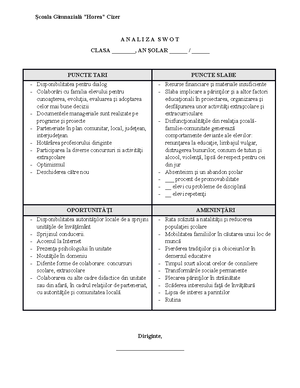 Planificare dirigentie 7 - PLANIFICARE CALENDARISTICĂ CONSILIERE ȘI ...