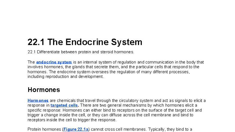 Endocrine, Skeletal & Muscular Systems Overview: Key Concepts ...
