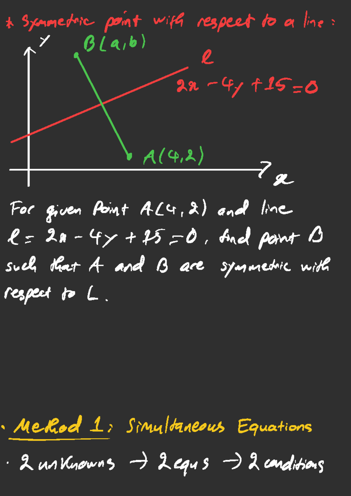 Symmetric Point Analysis with Respect to Line and Plane - Studocu
