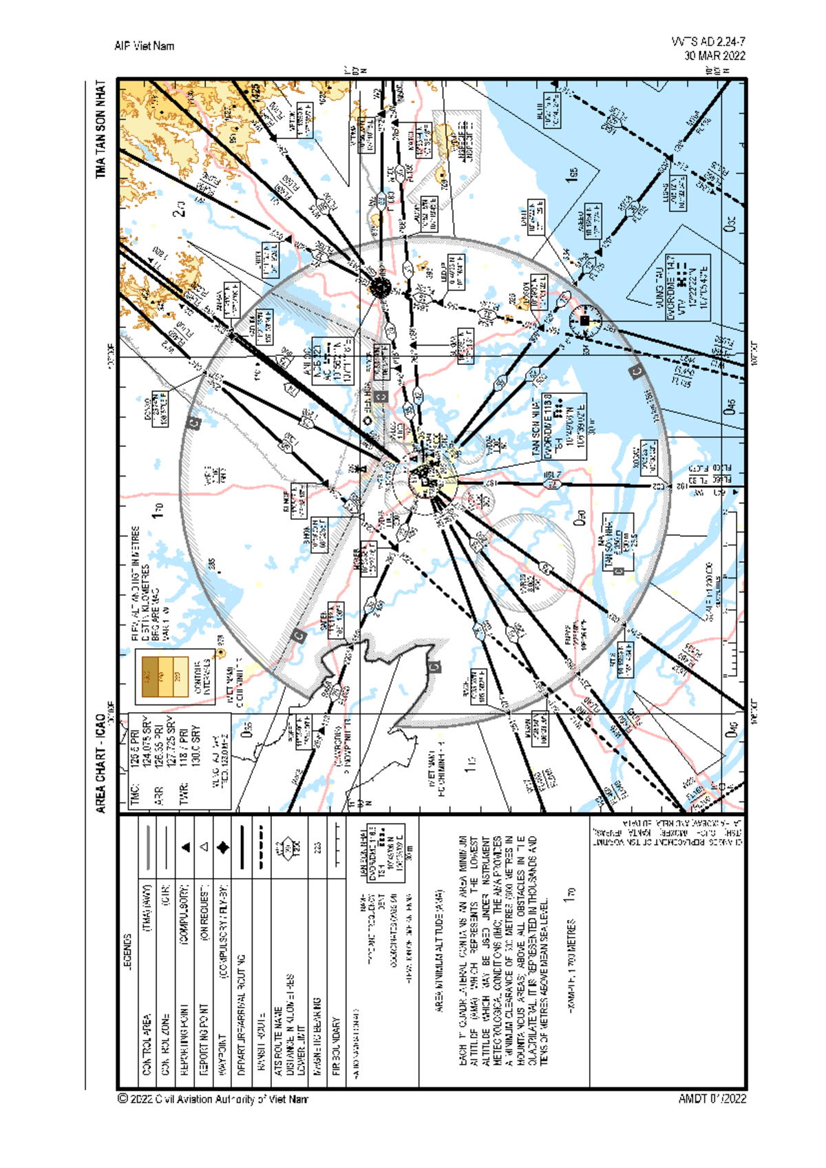 VVTS-AD-2: Area Chart for Tan Son Nhat TMA and Control Zone - Studocu